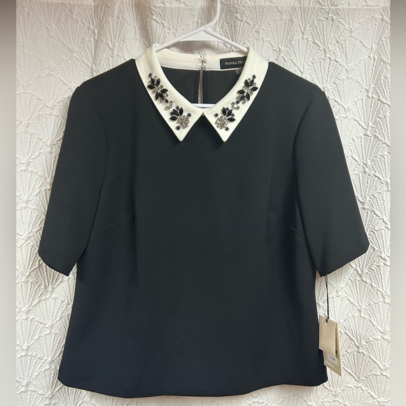 Ivanka Trump | Tops | Nwt Ivanka Trump Large Black Top With An ...